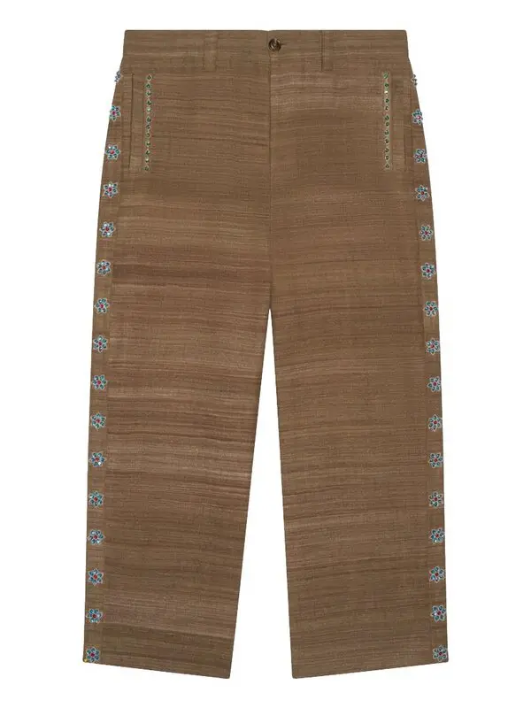 BAZISZT Nouac Pant - Brown