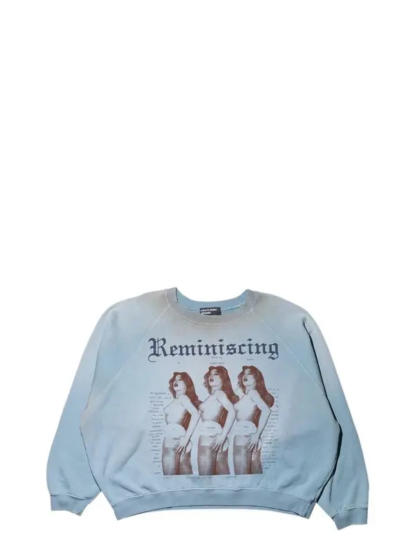 Enfants Riches Déprimés Reminiscing Raglan Sweatshirt - Blue