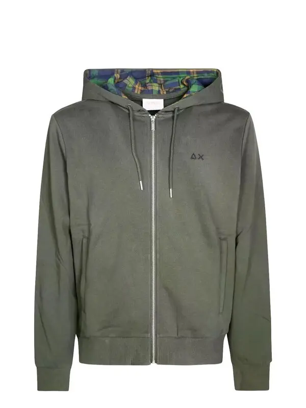 SUN 68 Zip-up Hoodie - Green