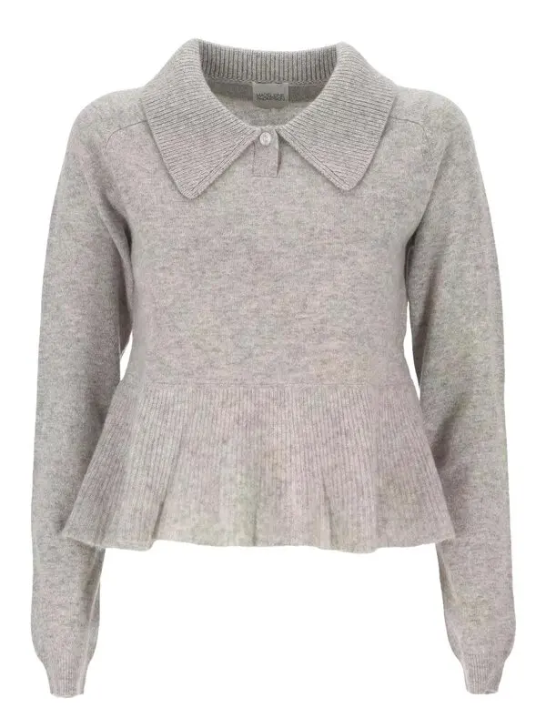 MADELEINE THOMPSON Wool Blend Sweater - Grey