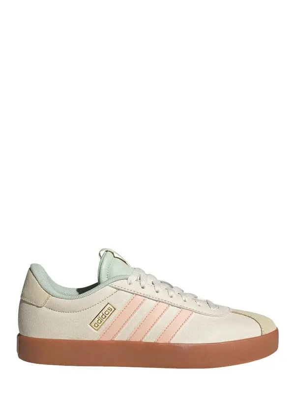 Adidas Vl Court 3.0 Sneakers - Wonder White/powder Coral/linen Green