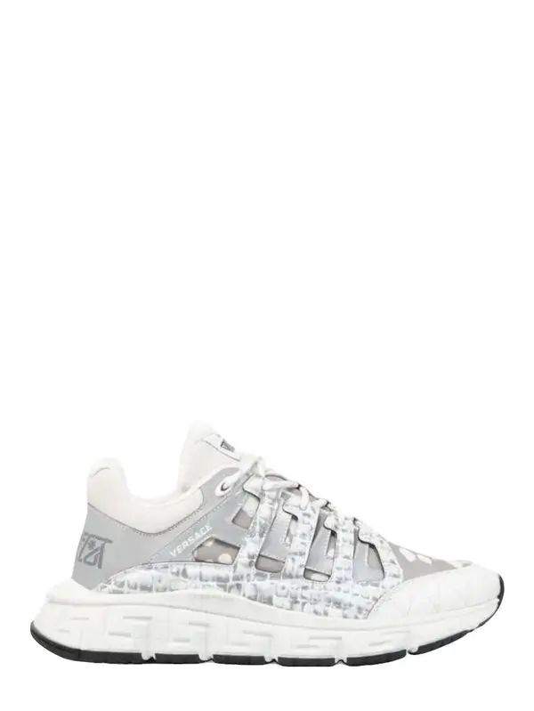 Versace Trigreca Low-top Sneakers - White/grey