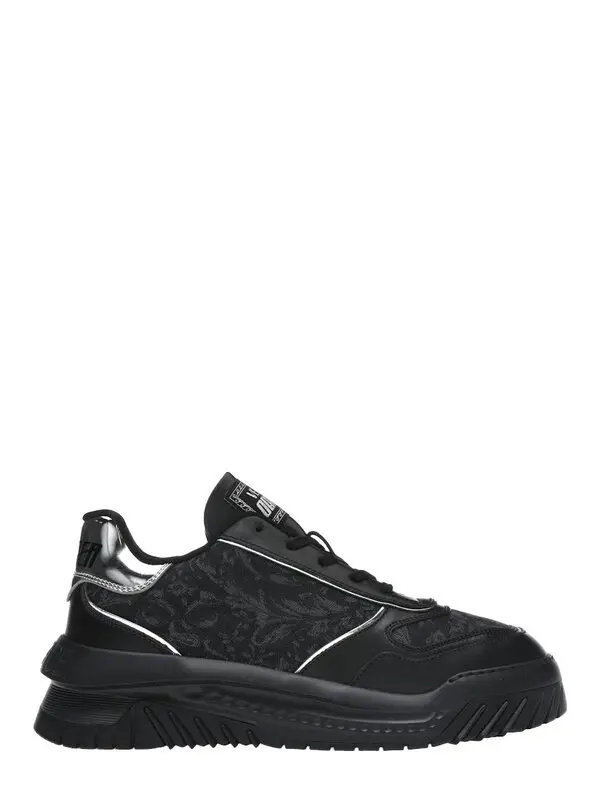 Versace Odyssey Low-top Sneakers - Black/silver