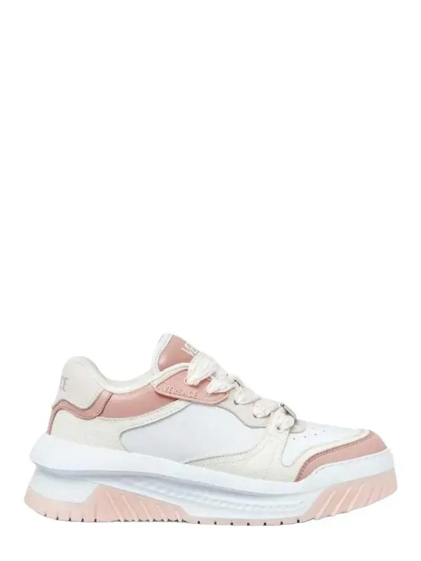 Versace Odyssey Low-top Sneakers - White/pink