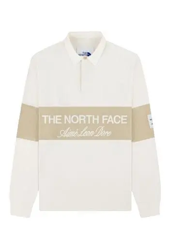 Aimé Leon Dore X The North Face Script Logo Rugby - Cream