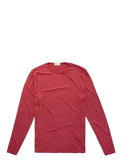 WOLF VS. GOAT (WVG) Sorona Longsleeve Roll Neck T-shirt - Red