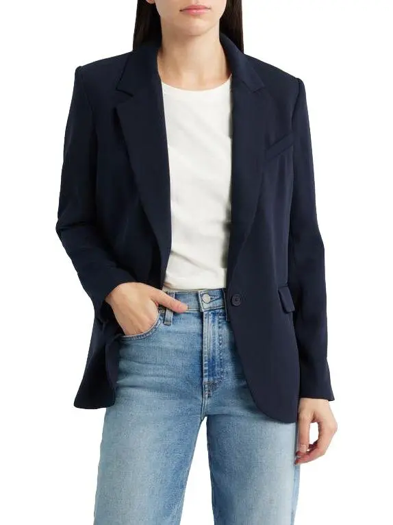 MAVI One-button Blazer - Dark Navy