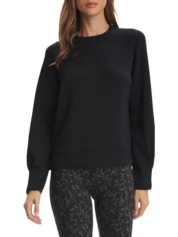Varley Zosia Midlayer Crewneck Sweatshirt - Black