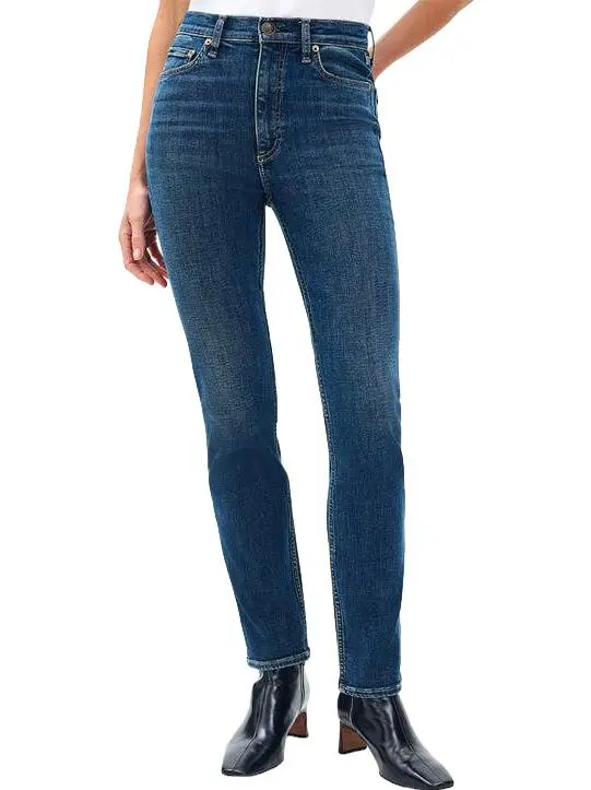 Rag & Bone Flexi Wren High-waist Slim Jeans - Carlton