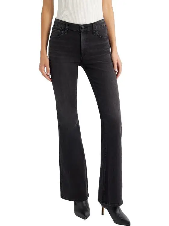 Rag & Bone Flexi Dahlia Mid-rise Flare Jeans - Mdnght