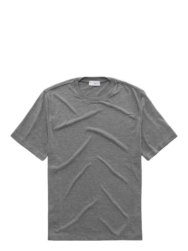 WOLF VS. GOAT (WVG) Light Weight Viscose Short Sleeve Crewneck - Grey