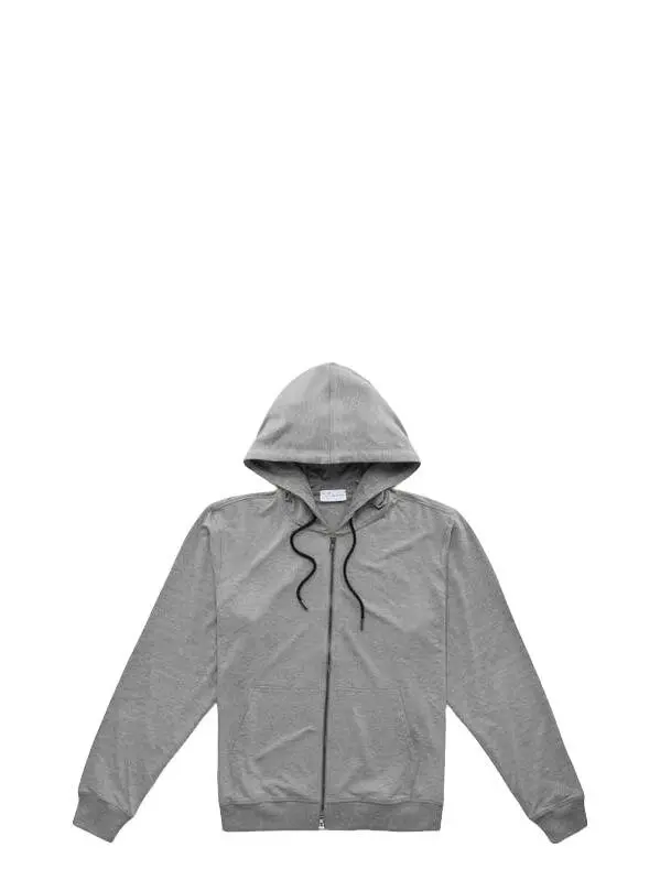 WOLF VS. GOAT (WVG) Sorona Bleach Zip Up Hoodie - Grey