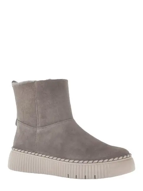 Gabor Genuine Shearling Lined Platform Bootie - Mohair