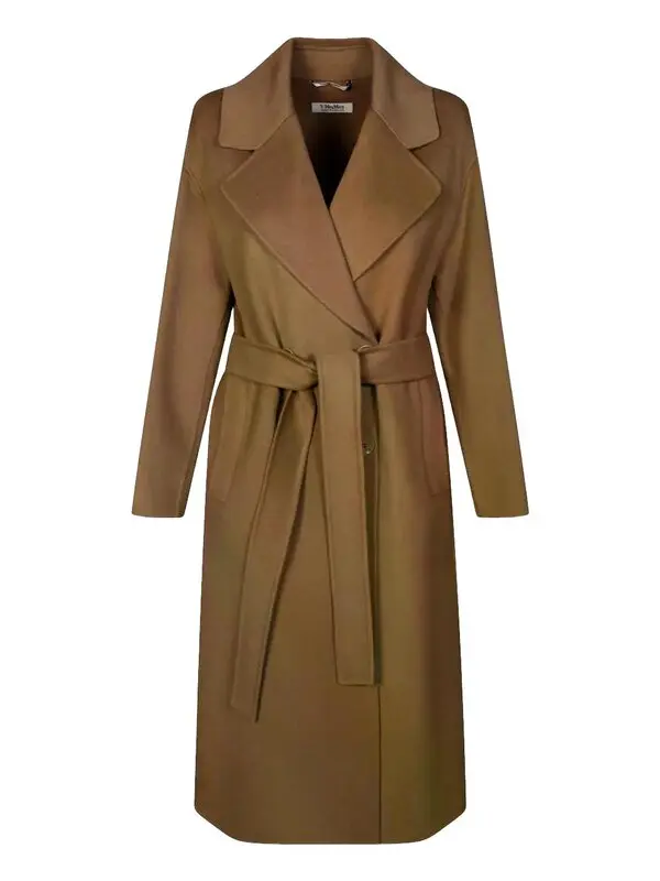 Max Mara Belted Heller Coat - Brown