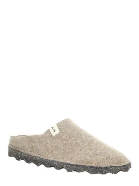 Fly London Natura Wool Felt Mule - Taupe