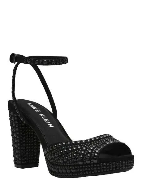 Anne Klein Vanna Platform Sandals - Black
