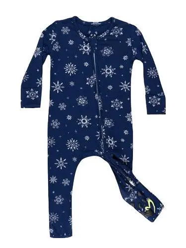 BELLABU BEAR Baby Convertible Footie - Snowflake
