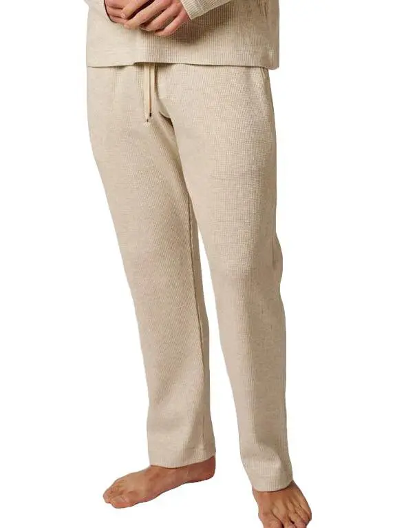 LEISURE LAB Cozy Cotton Sweatpants - Marshmellow