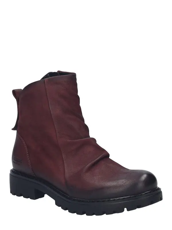 Josef Seibel Melinda Leather Bootie - Bordo