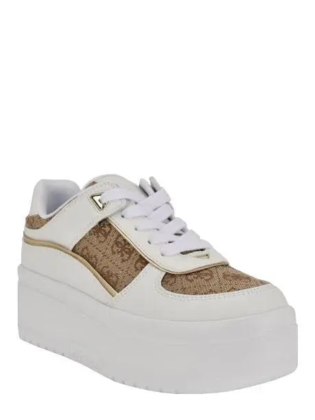 Guess Ridgee 2 Platform Sneakers - White