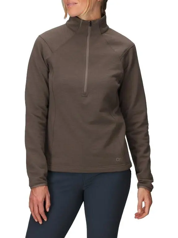 OUTDOOR RESEARCH Crescent Fleece Half Zip Pullover - Sable