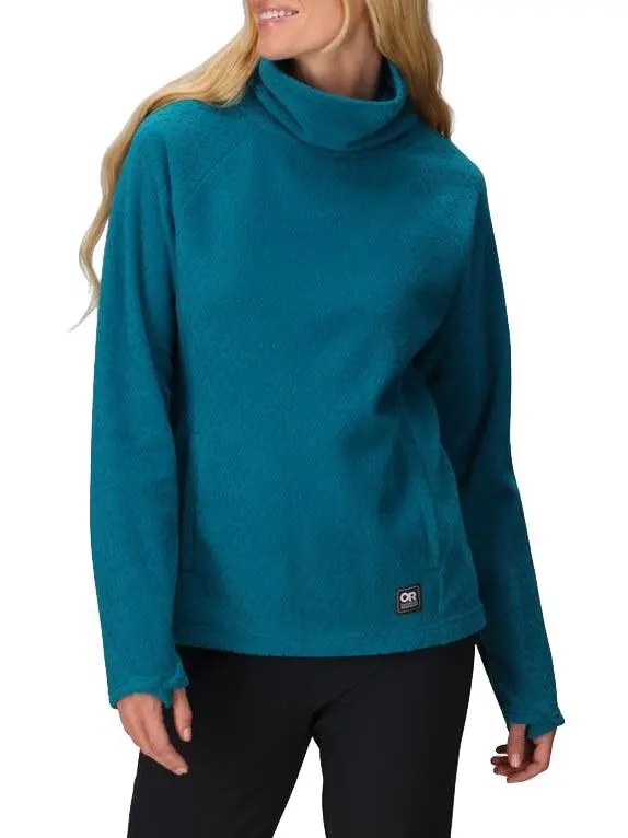 OUTDOOR RESEARCH Trail Mix Xt Fleece Cowl Neck Top - Aurora