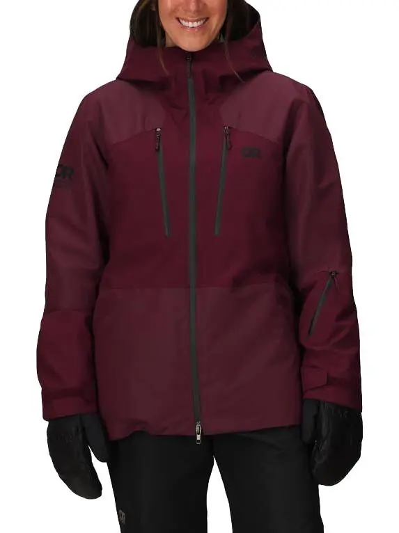 OUTDOOR RESEARCH Powderverse Waterproof Ski Jacket - Winterberry