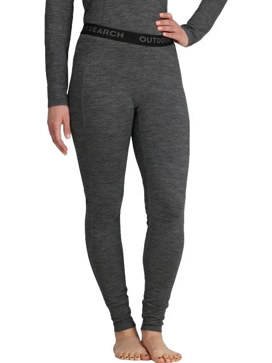 OUTDOOR RESEARCH Alpine Onset 150 Merino Wool Blend Base Layer Pants - Black Heather