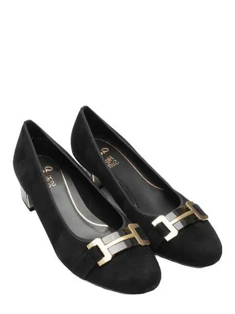 ARA Nebula Block Heel Pump - Black