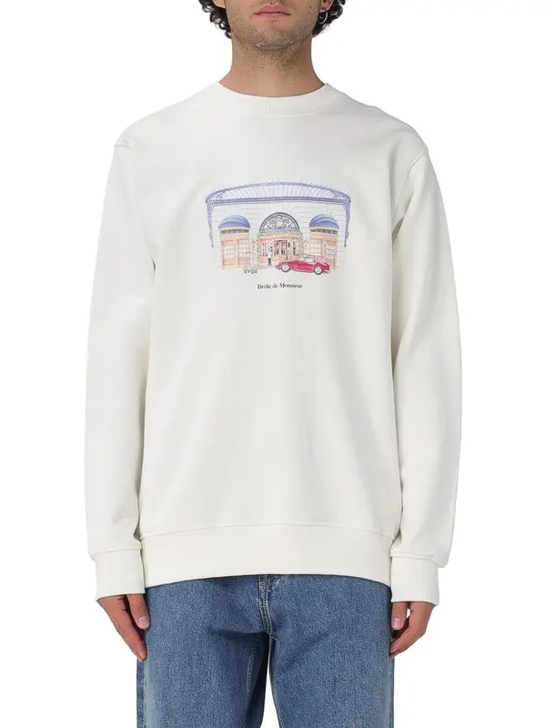 Drole De Monsieur Sweatshirt - White