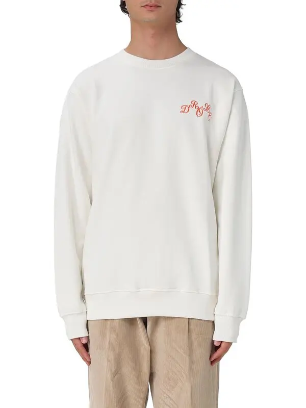Drole De Monsieur Crewneck Sweatshirt - White