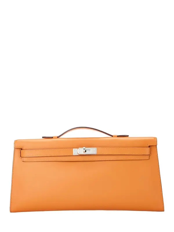 Hermès Swift Kelly Longue Pochette - Orange