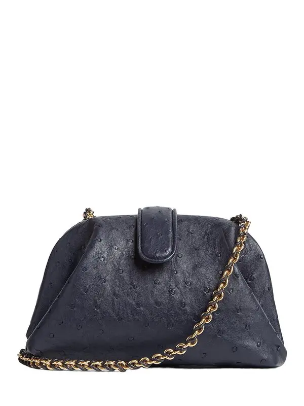 Bottega Veneta Small Lauren 1980 Clutch - Nocturnal