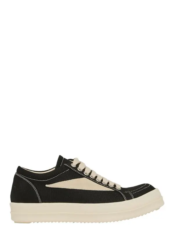 Rick Owens Vintage Denim Low Sneakers - Black