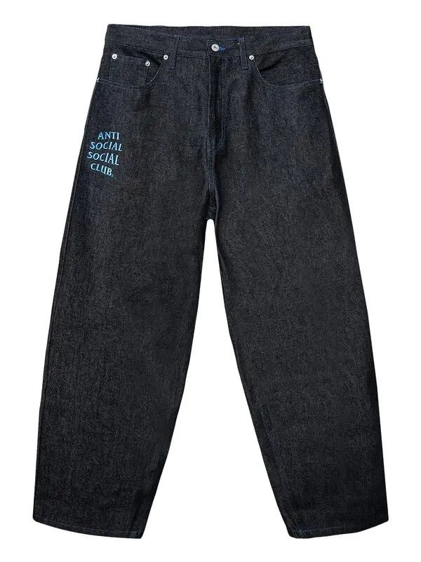 ANTI SOCIAL SOCIAL CLUB Baggy Denim Jeans - Black