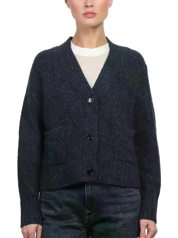 ALLUDE V-neck Cardigan - Blue
