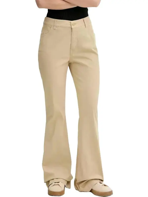 Hugo Flared Leg Jeans - Neutrals