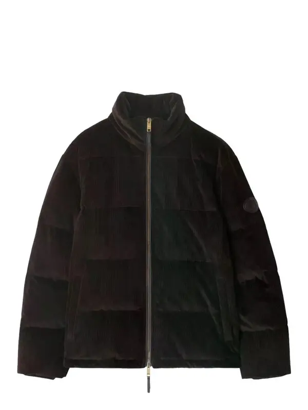 Burberry Corduroy Puffer Jacket - Brown