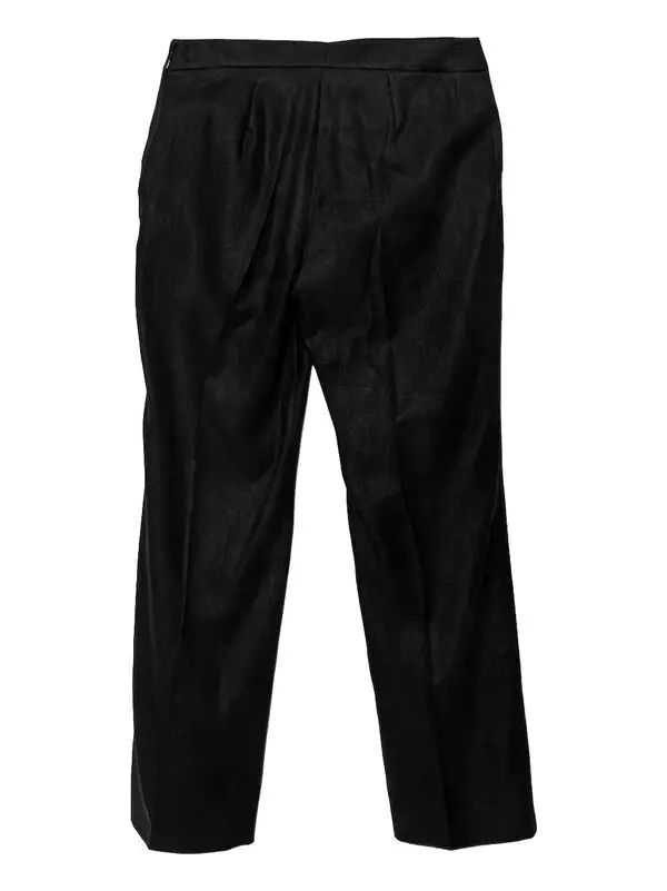 Luisa Spagnoli Pleated Trousers With Pockets - Black