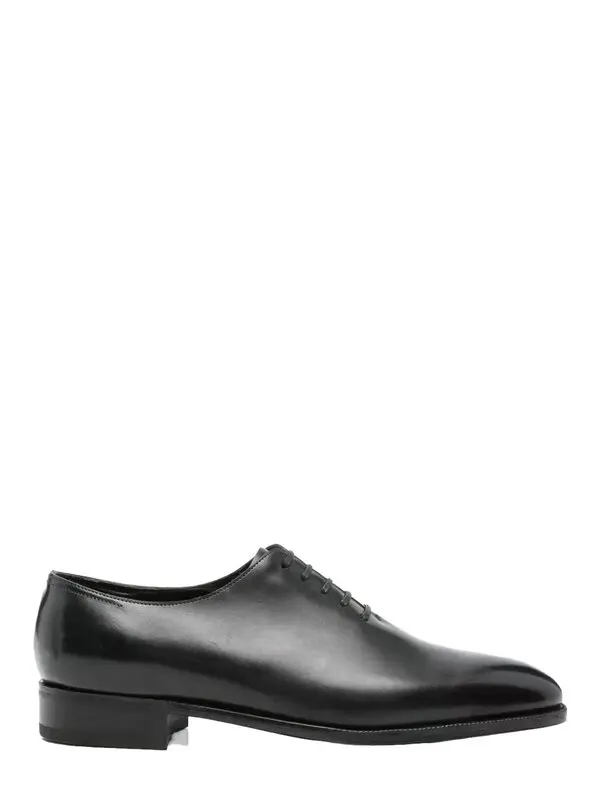 John Lobb Leather Oxford Shoes - Black
