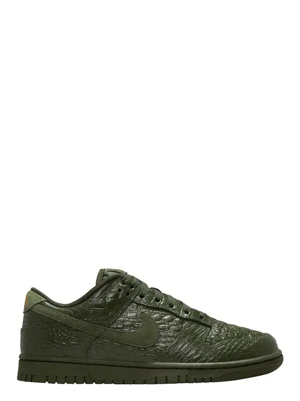 Nike Dunk Low 'crocodile' Sneakers - Green