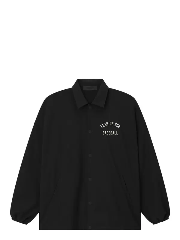 Fear Of God Mlb Coaches Jacket - Black