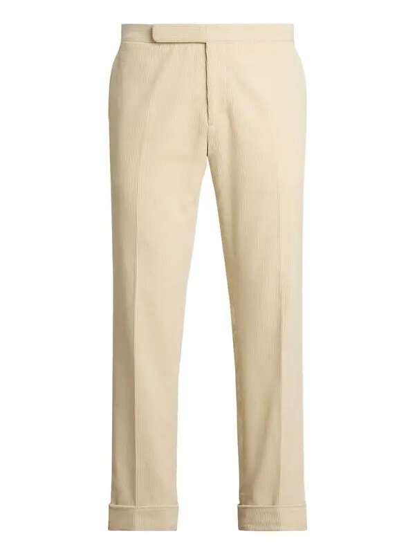 Ralph Lauren Waist-tab Straight Fit Cotton Corduroy Trousers - New Classic