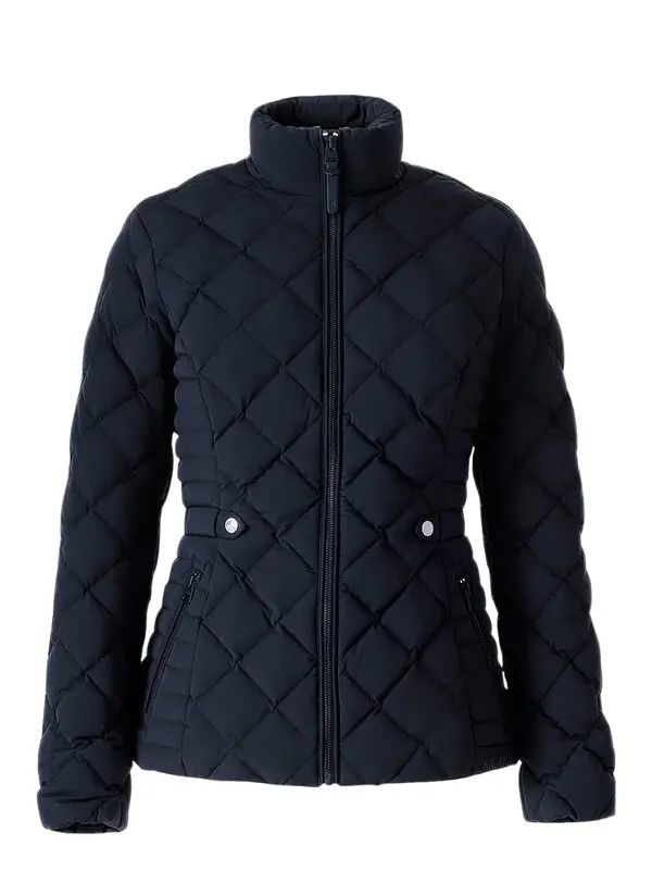 Mackage Vik Diamond-quilted Down Jacket - Black