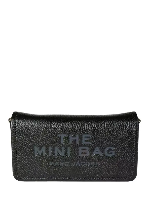 Marc Jacobs Leather Cross Body Bag - Black