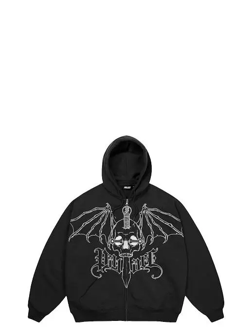 PALACE Wingspan Triple Stitch Hood - Black