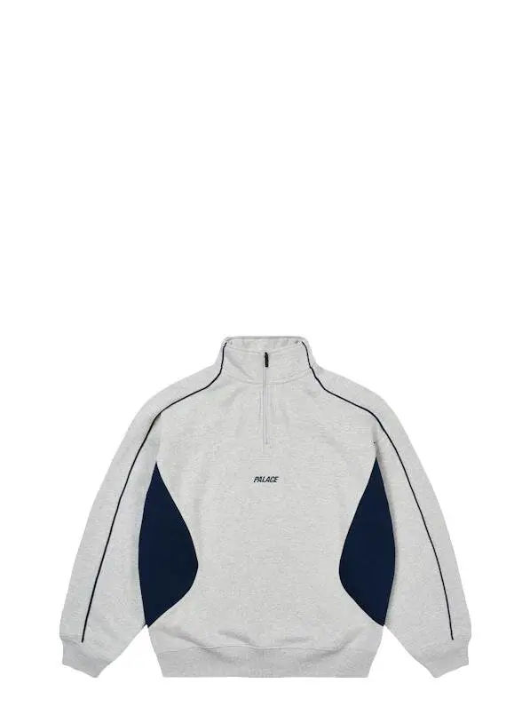 PALACE Inserto 1/4 Zip - Grey Marl