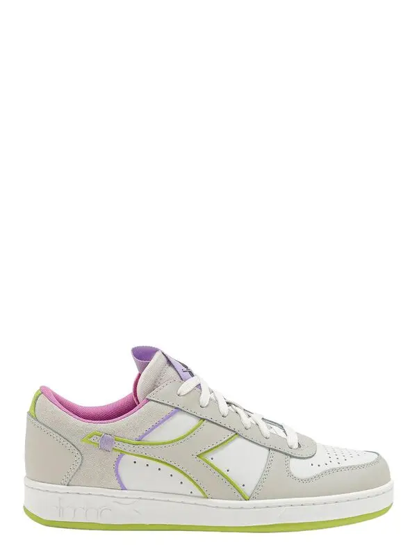 DIADORA Magic Basket Low Label - White/daiquiri Green