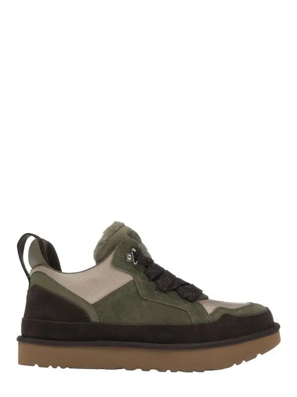 UGG Lowmelin Lace-up Sneaker - Burnt Olive/mustard Seed