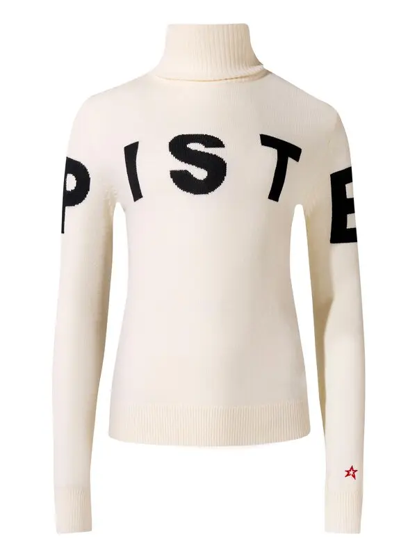 Perfect Moment Piste Merino Wool Sweater - White